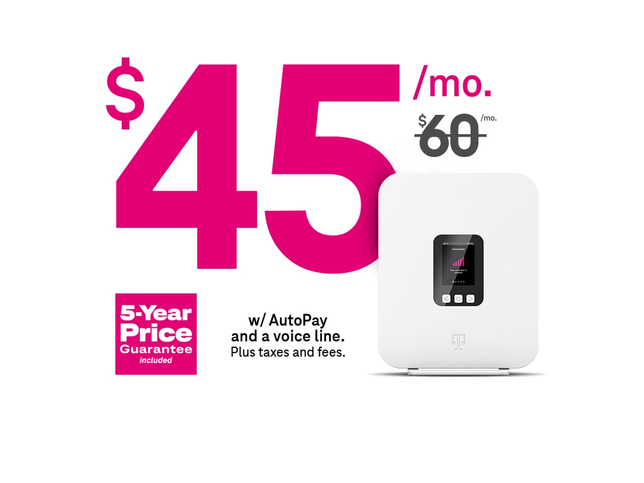 T-Mobile Home Internet | Reliable 5G Wireless Home Internet