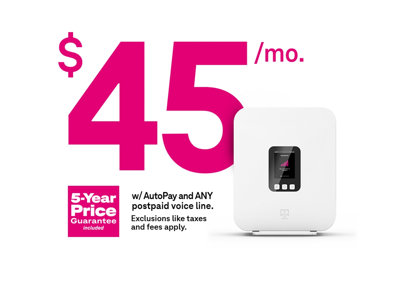 T-Mobile Home Internet | Reliable 5G Wireless Home Internet